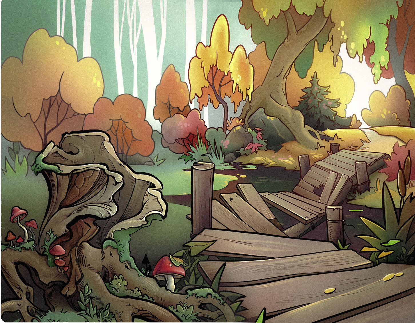 Julia going_artist / Куряева Юлия - Through the forest 2022