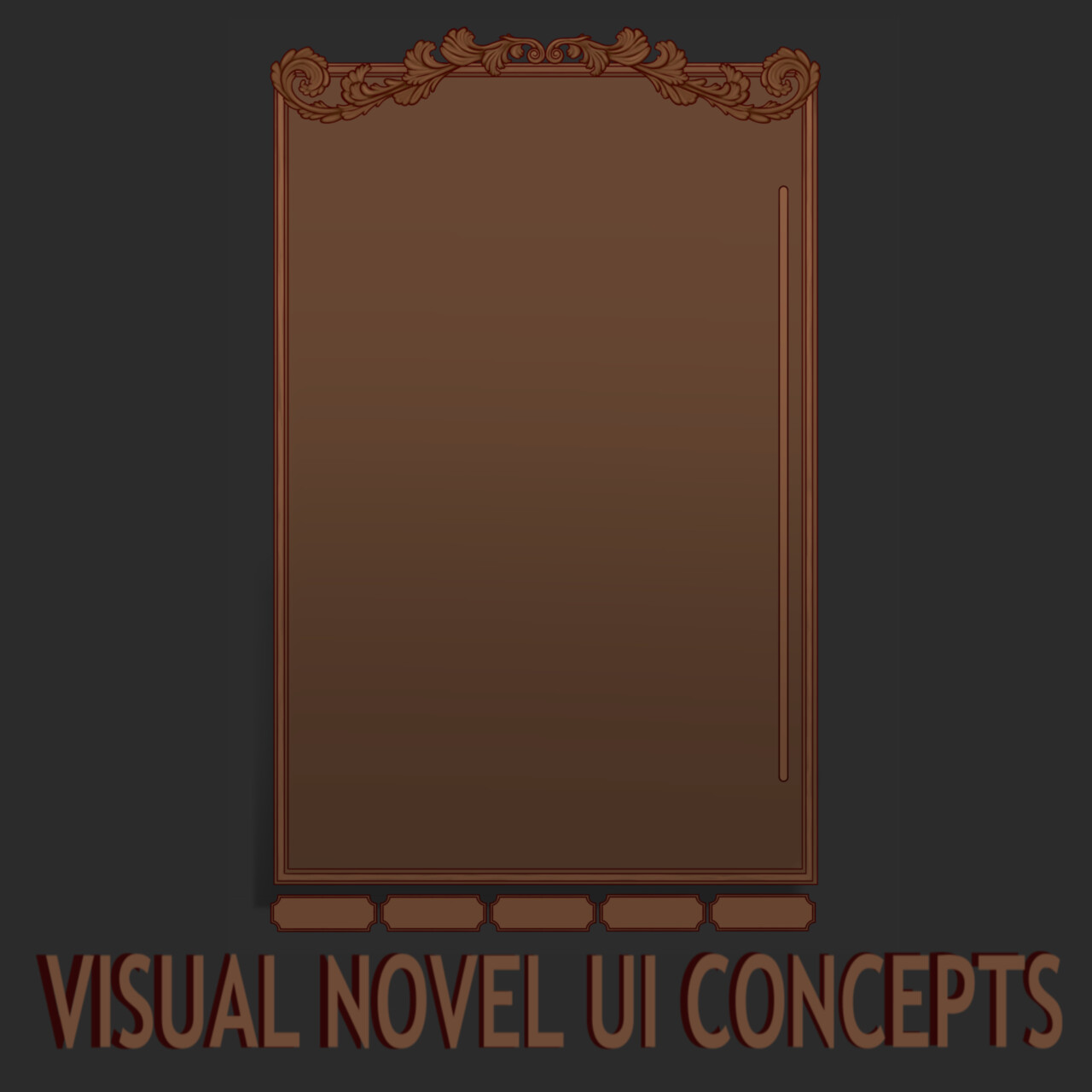 ArtStation - Visual Novel User Interface Concepts