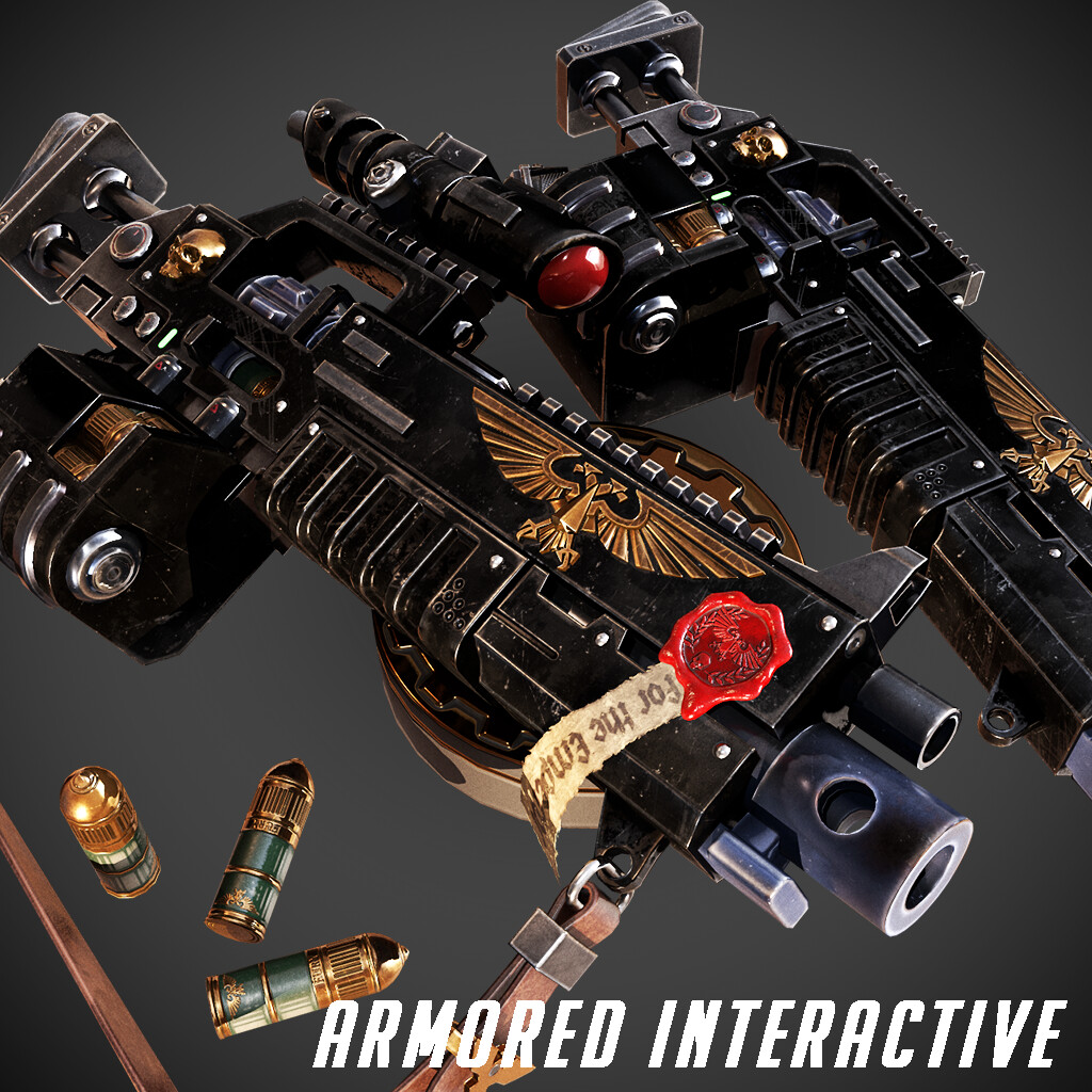 ArtStation - Executor Heavy Bolter Rifle