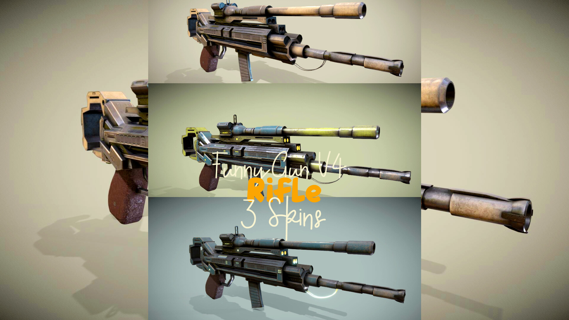 ArtStation - FunnyGun V4 Rifle