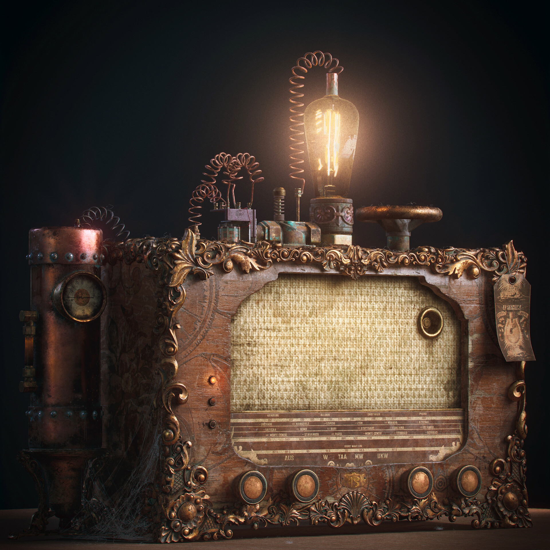 ArtStation - Steampunk Radio