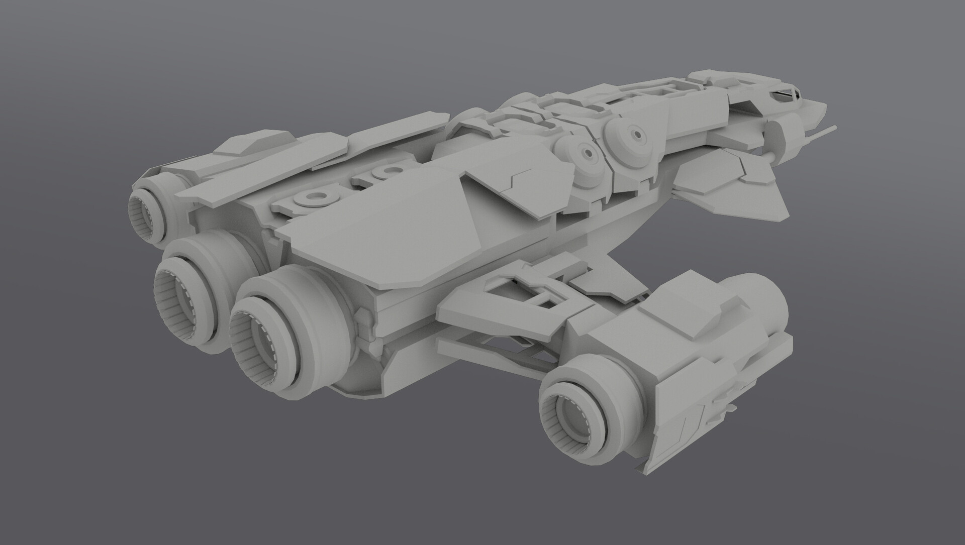 ArtStation - Spaceship Blockout