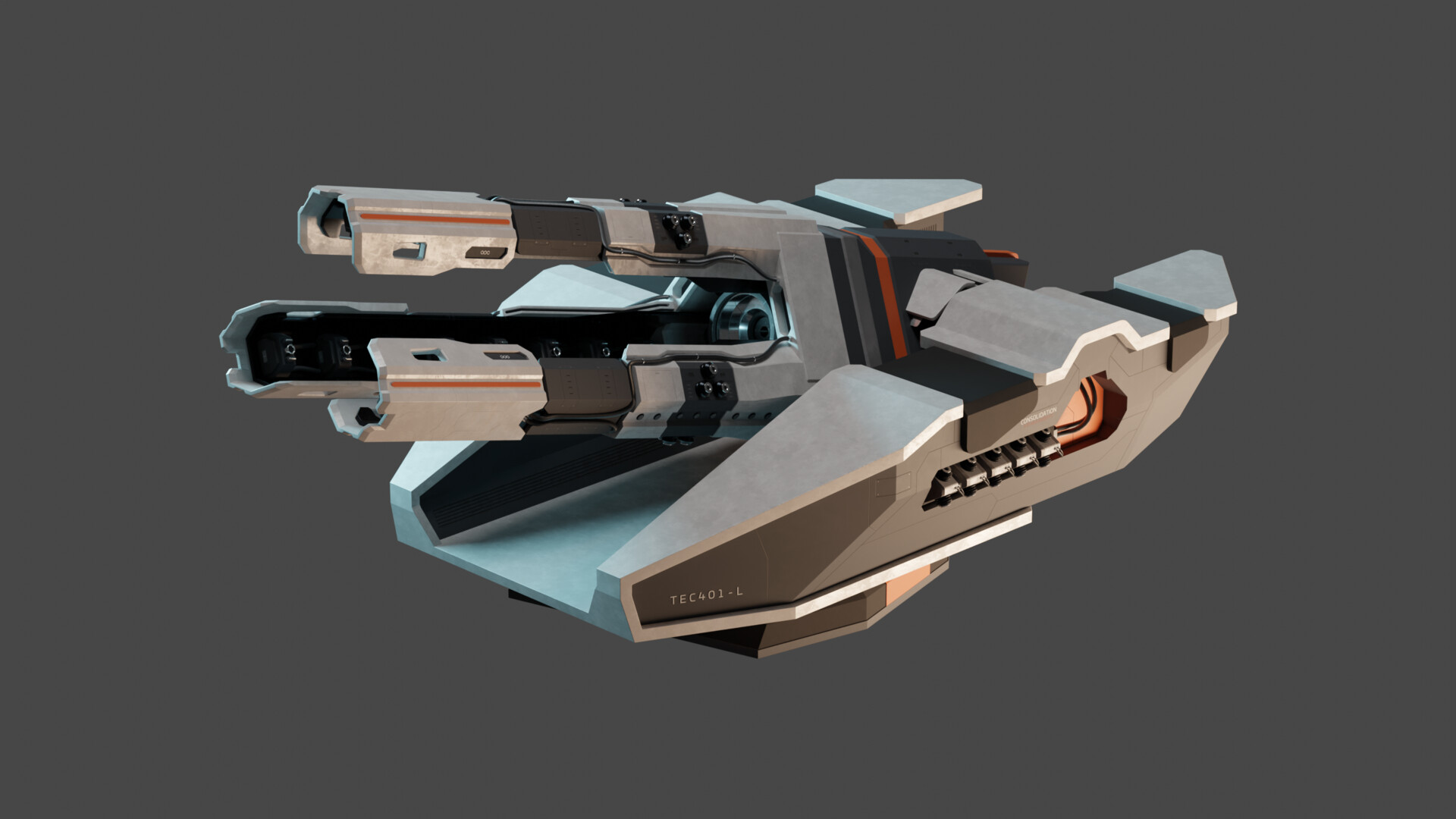 ArtStation - Large Plasma Cannon Turret