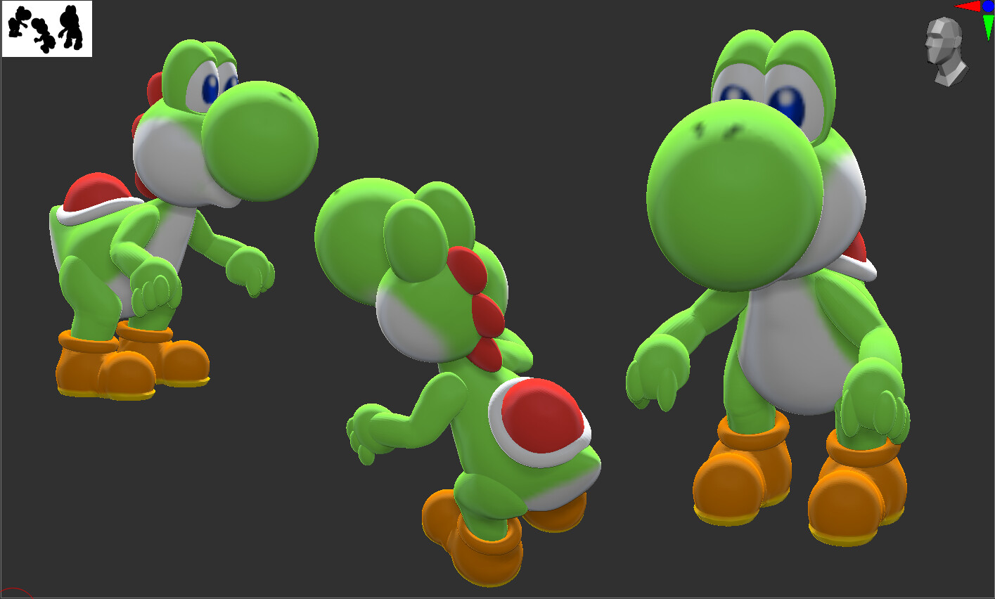 ArtStation - Yoshi - ZBrush