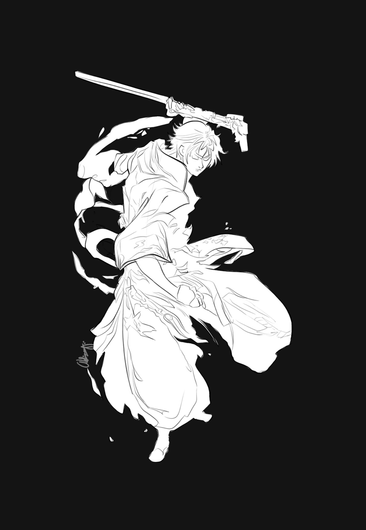 ArtStation - Manga Fighter Character Design