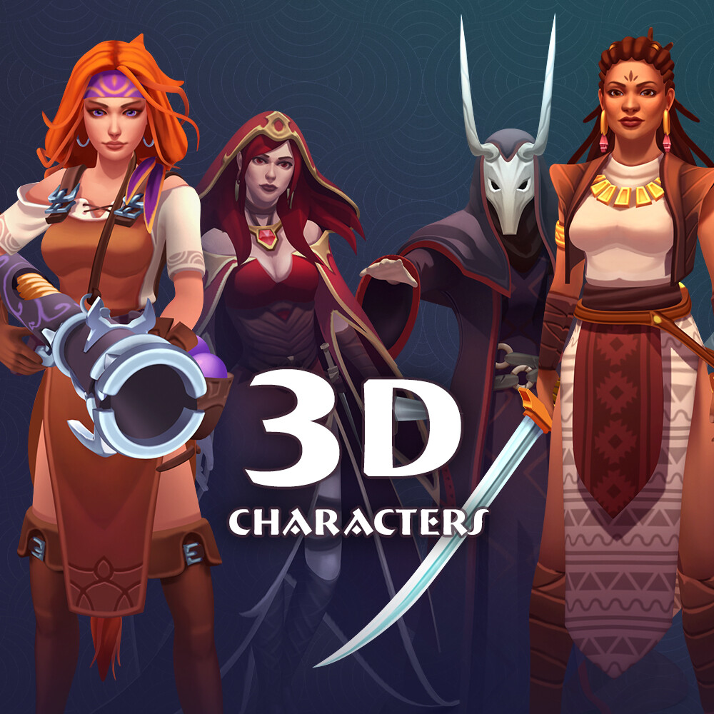 ArtStation - Sansara - 3D Characters
