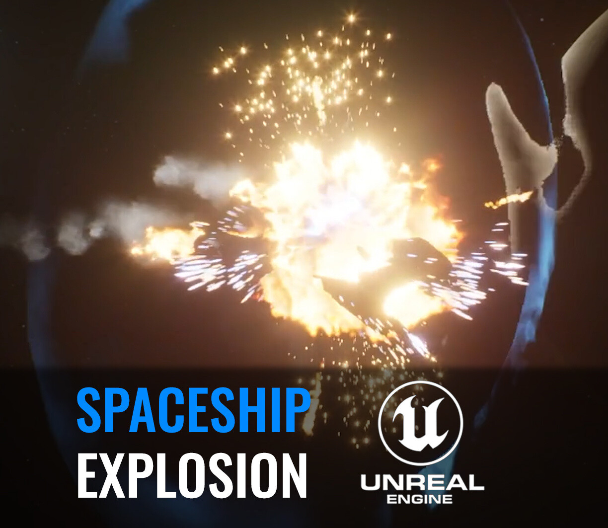 ArtStation - Real-Time VFX - Spaceship Core Explosion (Unreal 5 + Houdini)
