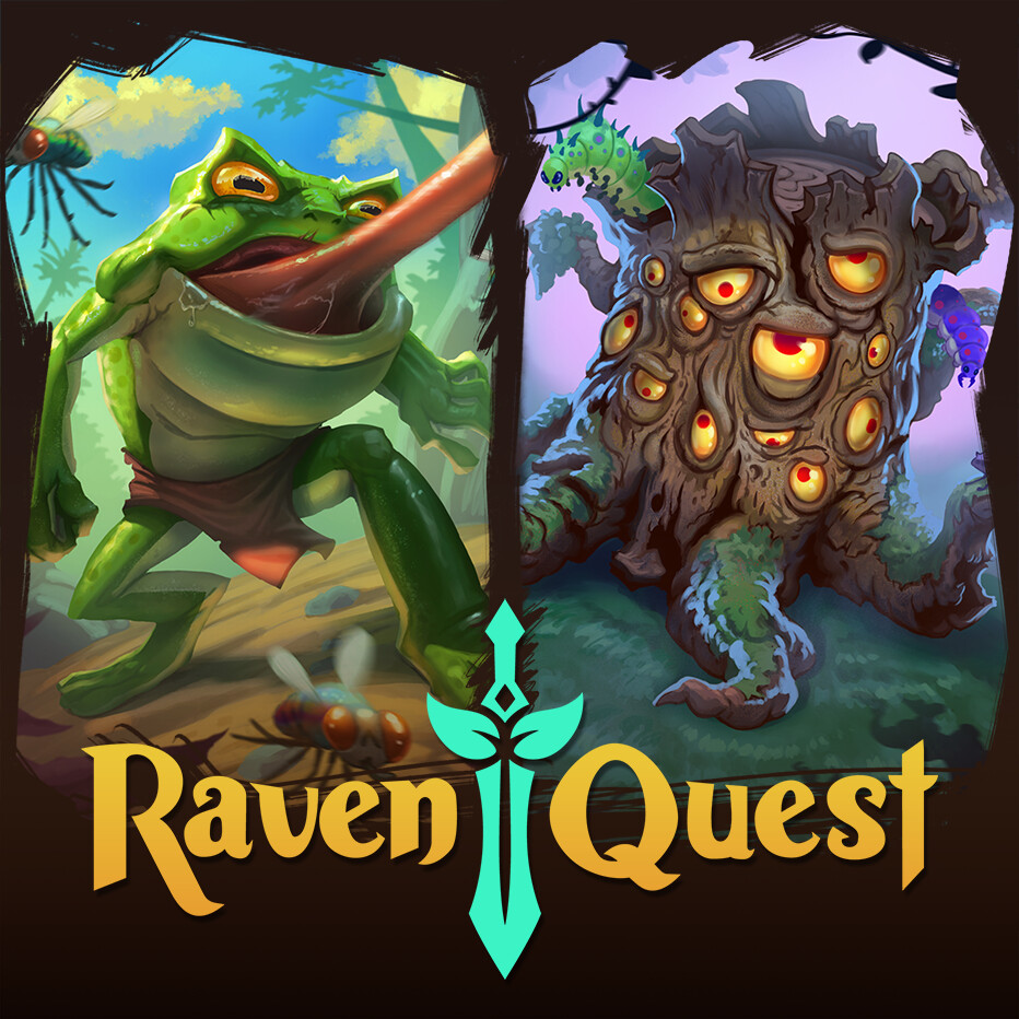 ArtStation - Toad and Many Eyes Trunk - Ravenquest