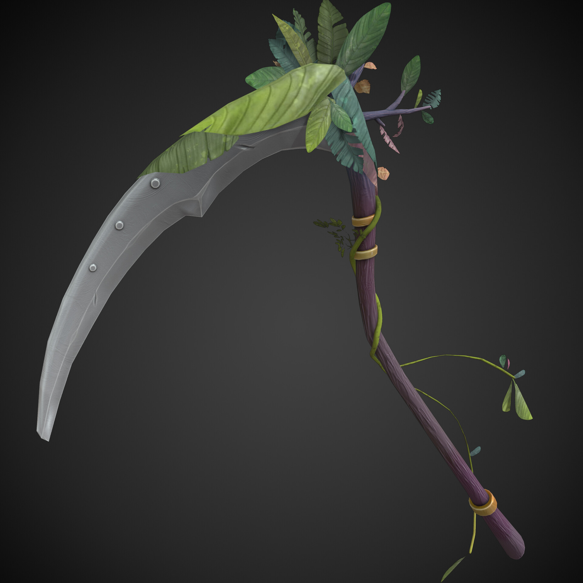 ArtStation - Stylized Nature Scythe