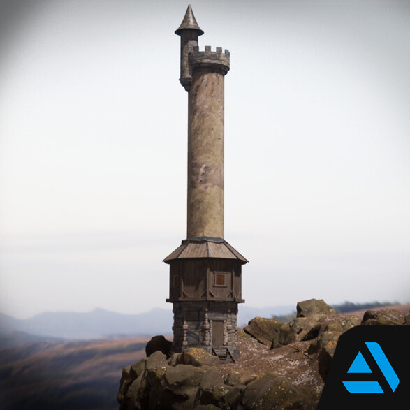 ArtStation - Tower Destruction - A realtime VFX Project