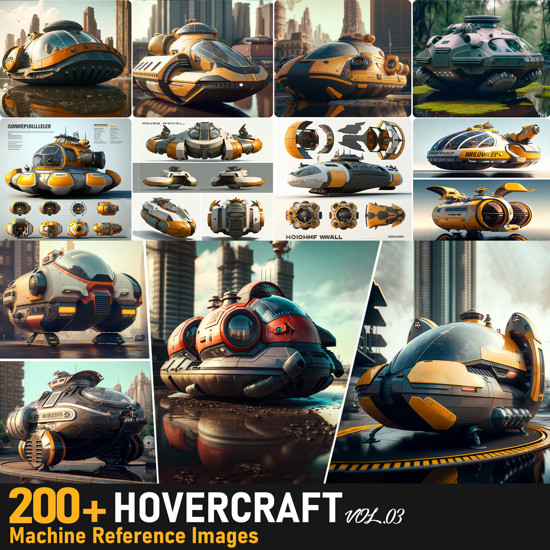ArtStation - Hovercraft Machine VOL.03