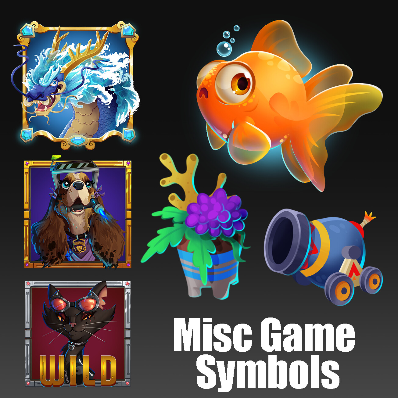 ArtStation - Misc Game Symbols