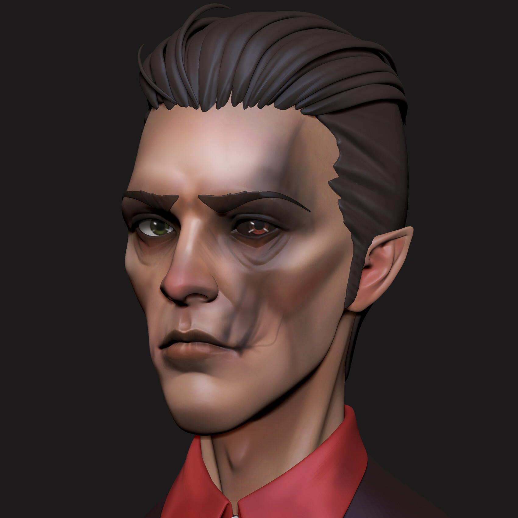 ArtStation - ARCANE-Silco 双城之战 希尔科