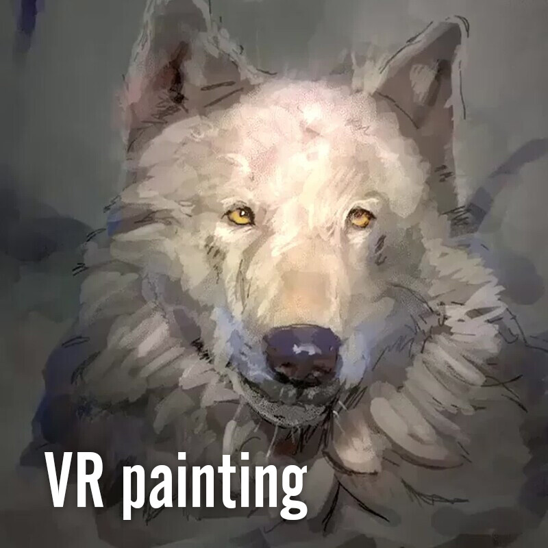 ArtStation - grey wolf