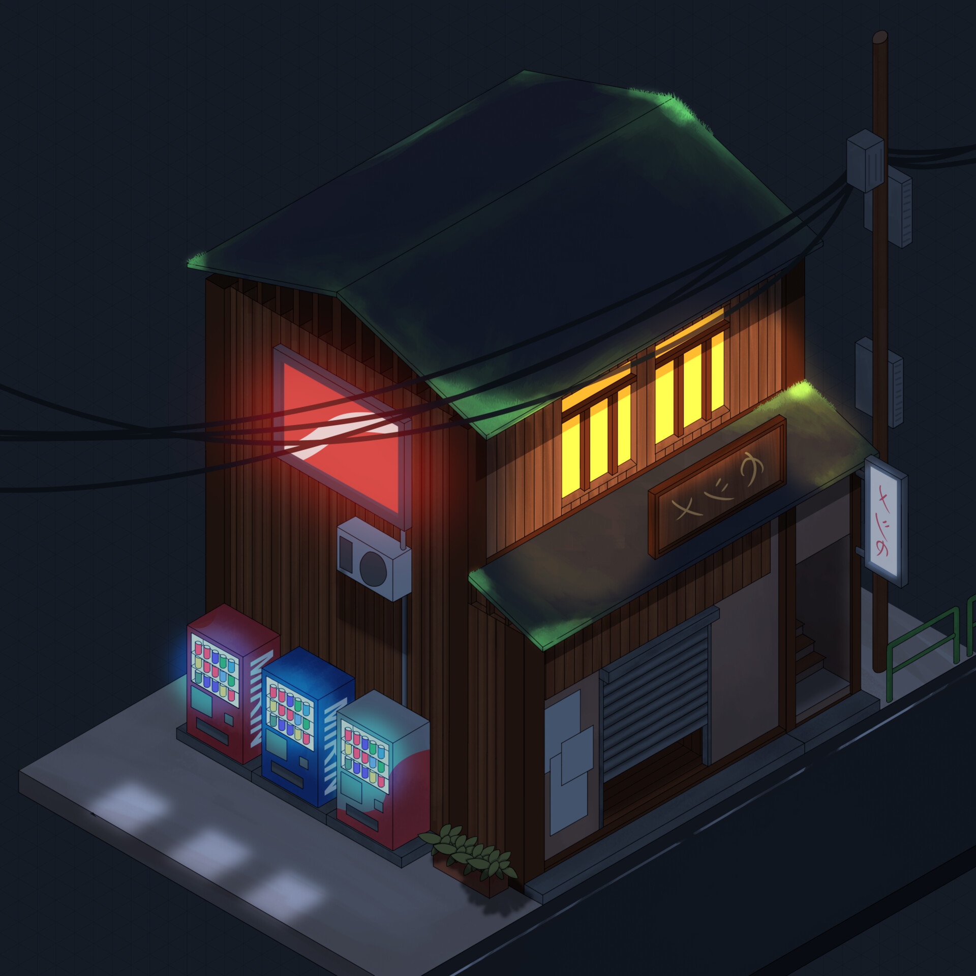 ArtStation - Shop Environment Isometric Design