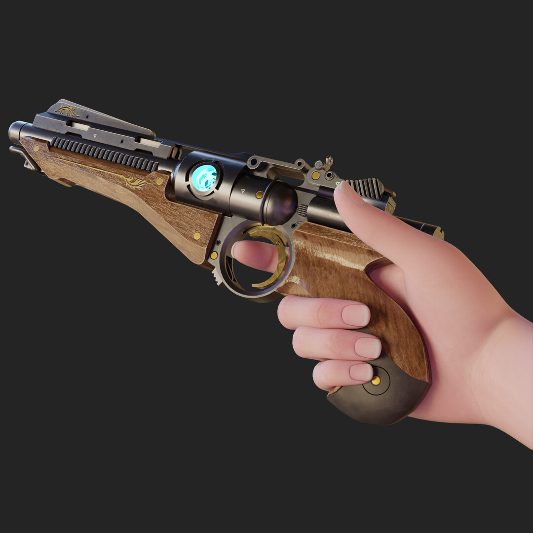 ArtStation - Energy Pistol