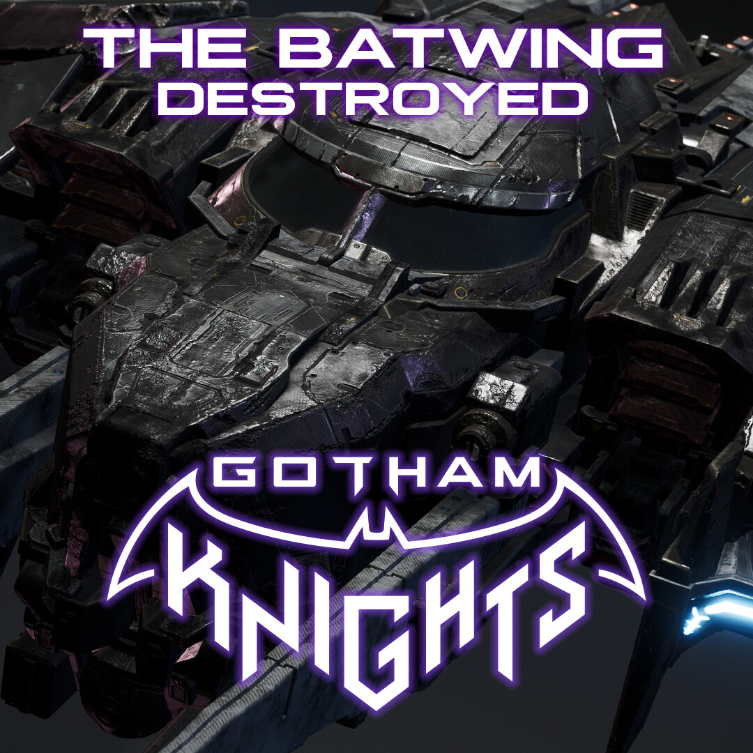ArtStation - Gotham Knights - Batwing Destroyed