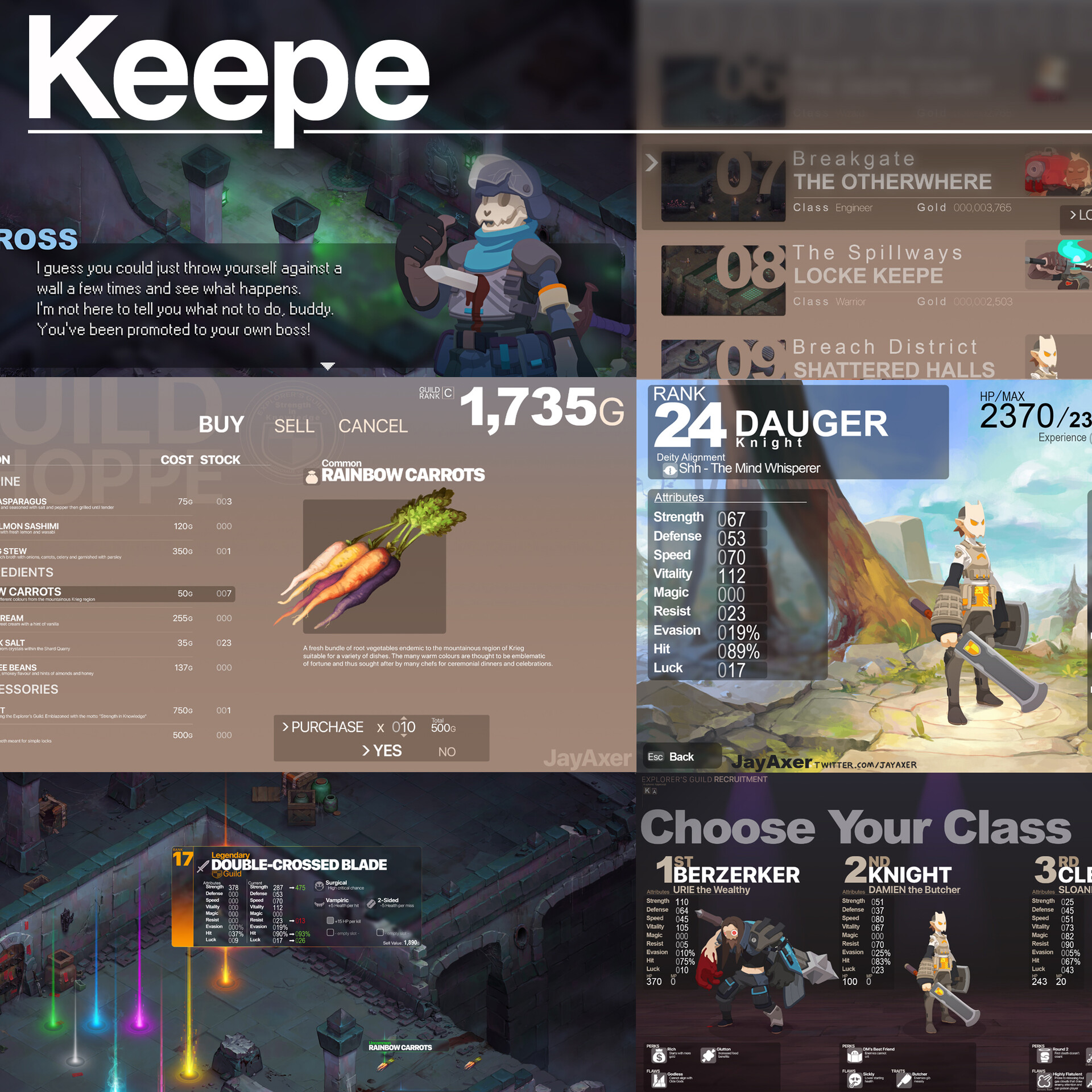 ArtStation - Keepe - UI Examples