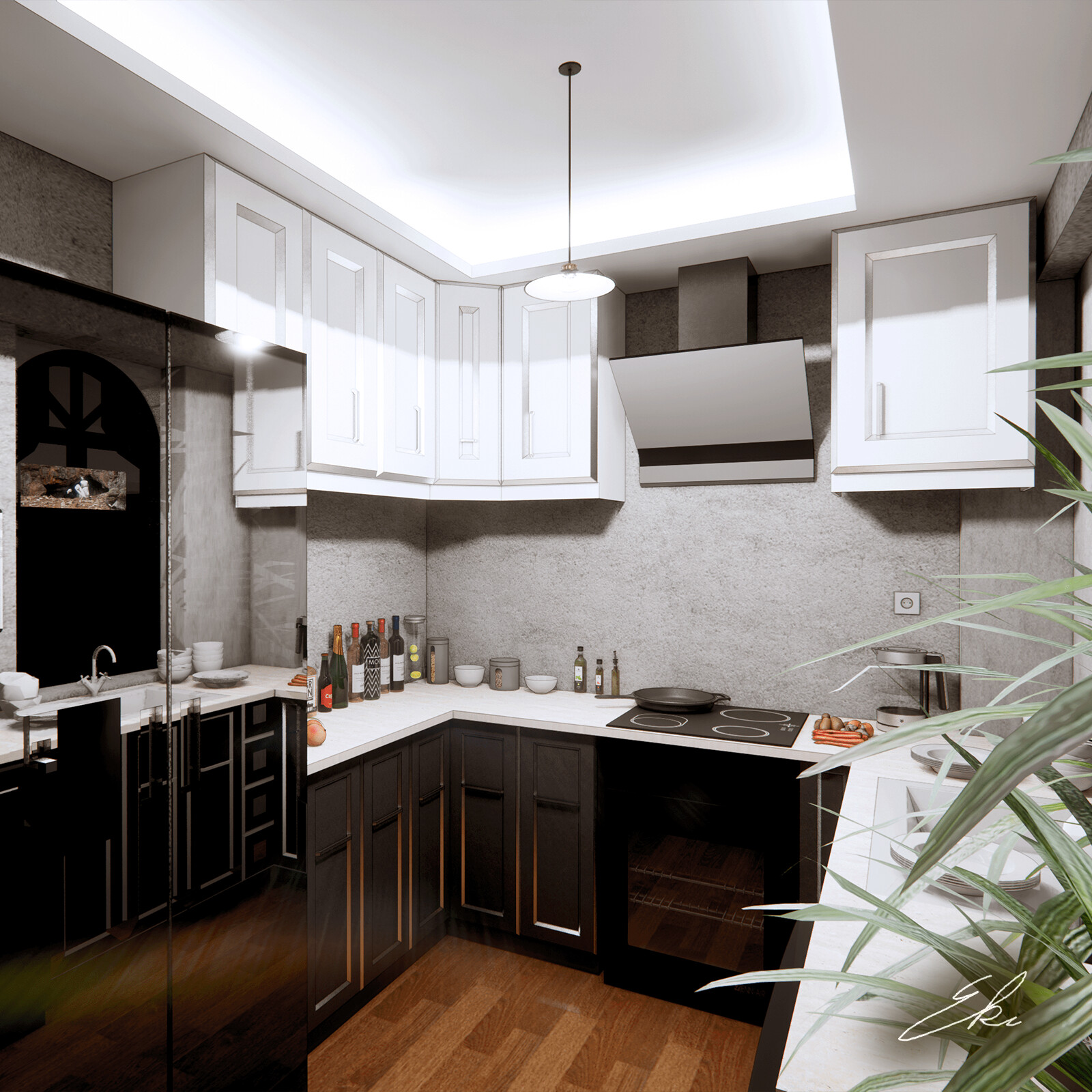 ArtStation - Kitchen Design & Visualization
