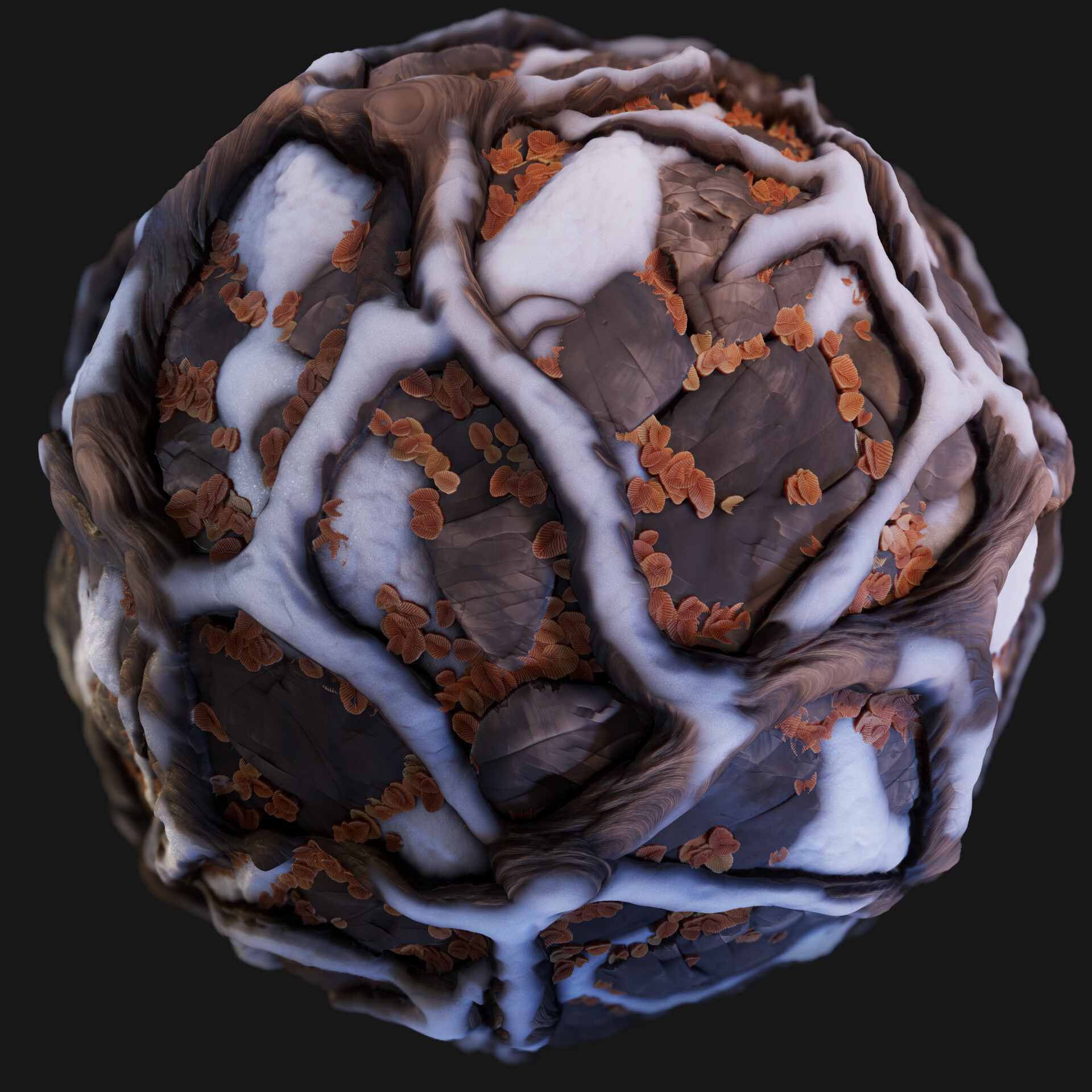 ArtStation - Stylized Snow Roots | Substance Designer