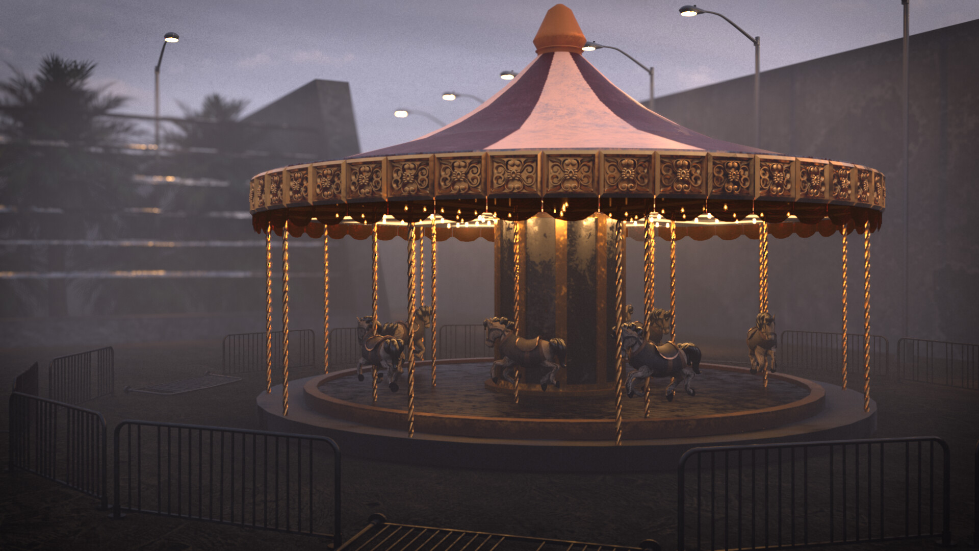 ArtStation - Amusement Park - Dusky Zone