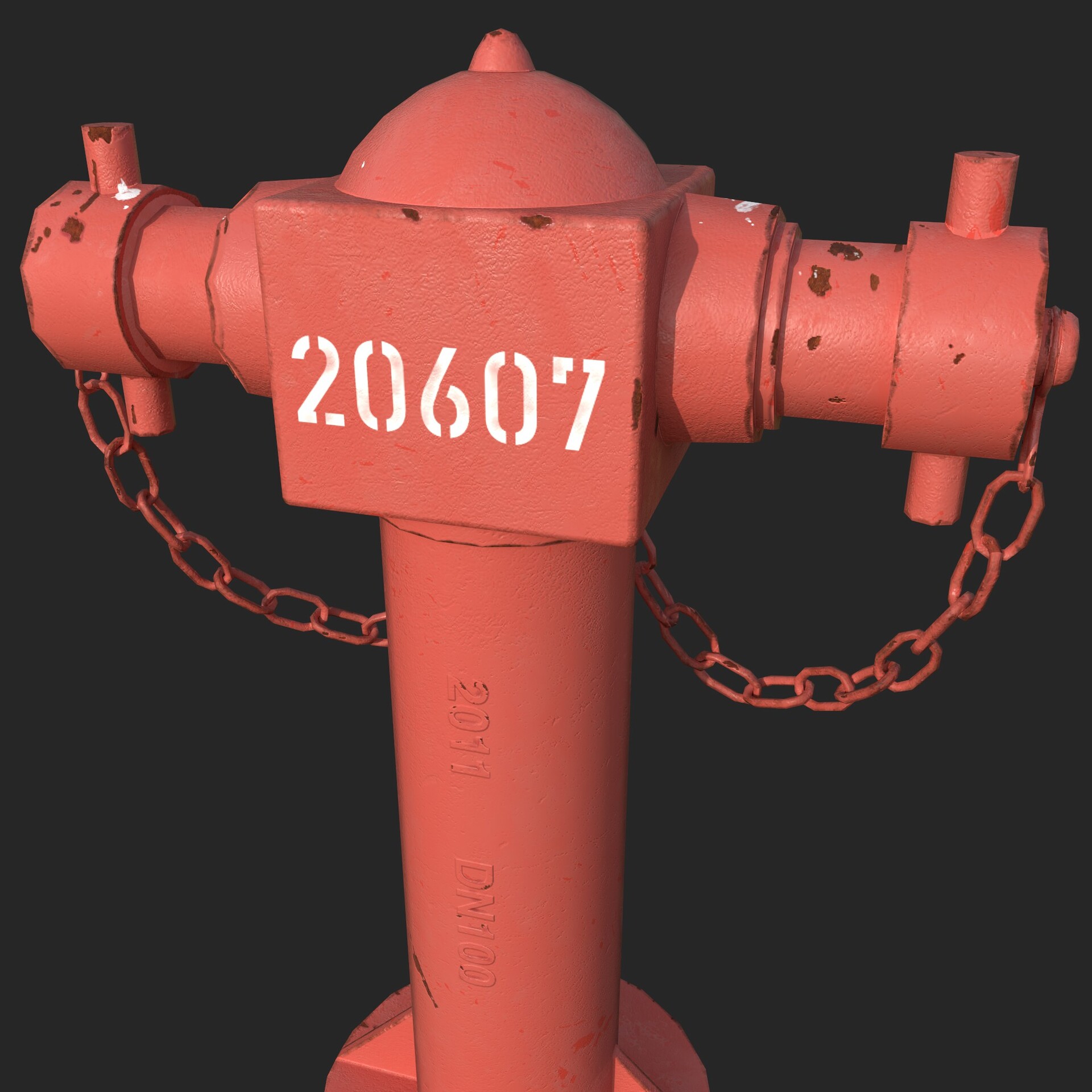ArtStation - Damaged Fire Hydrant