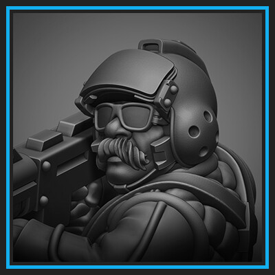 ArtStation - INFANTRY [SPACE DWARFS]