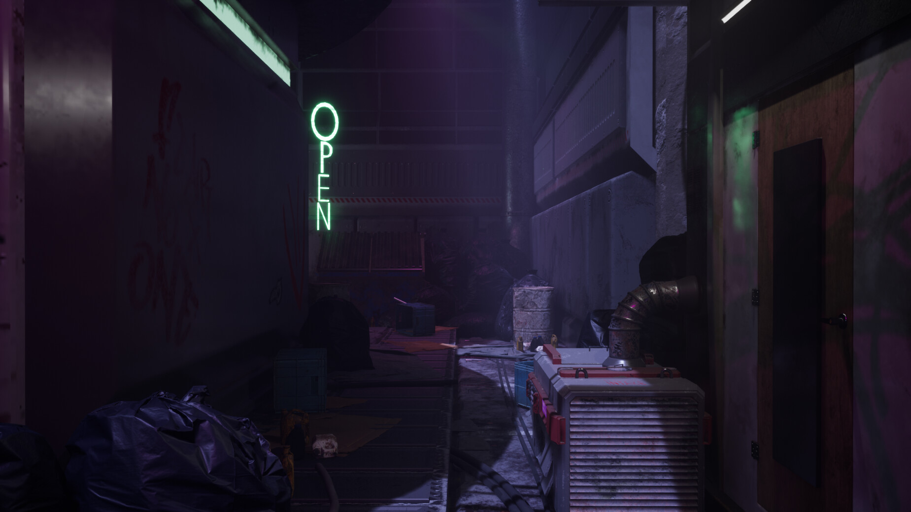 ArtStation - Just Around the Corner (Re-Lighting)