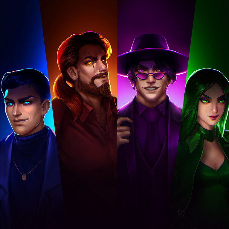 ArtStation - Neon Villains