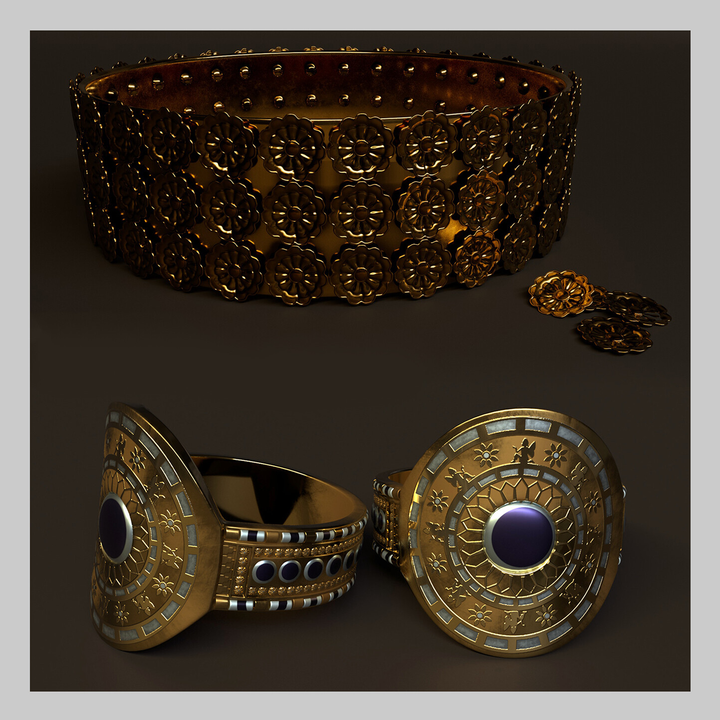 ArtStation - Ancient royal jewelry