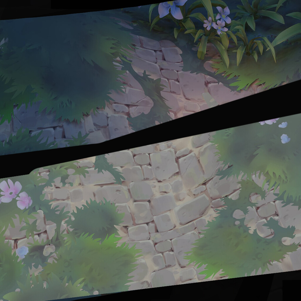 ArtStation - Garden grass path