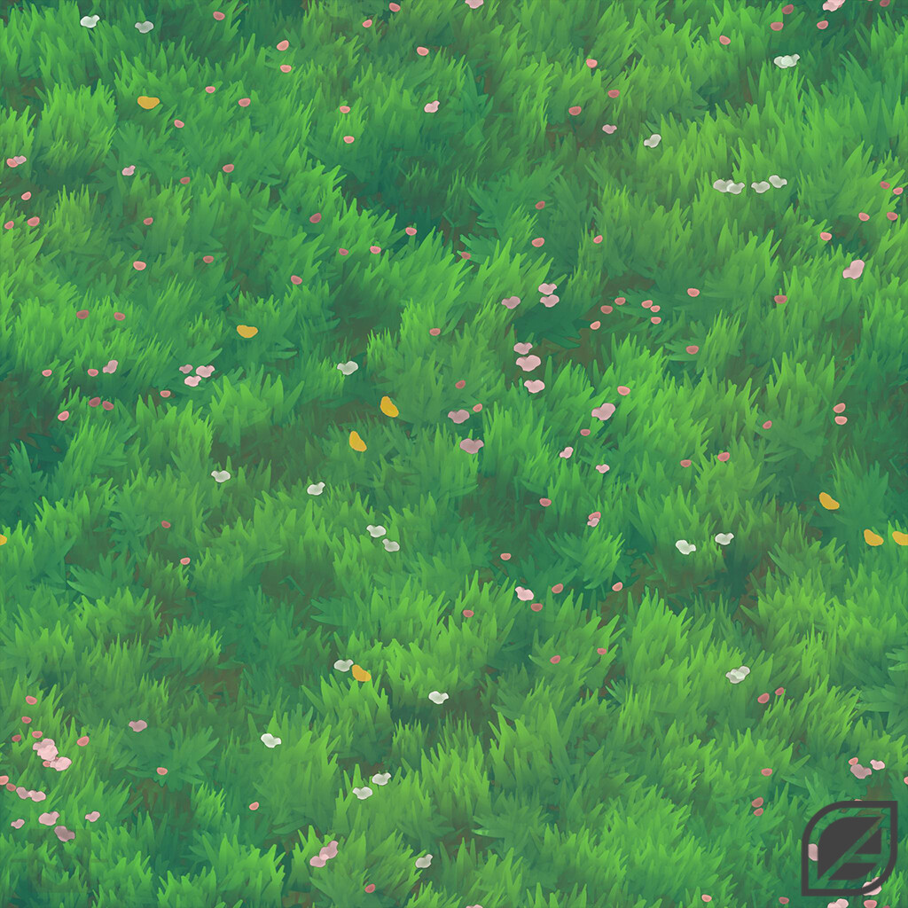 ArtStation - Stylized Grass Tiled - Substance Designer