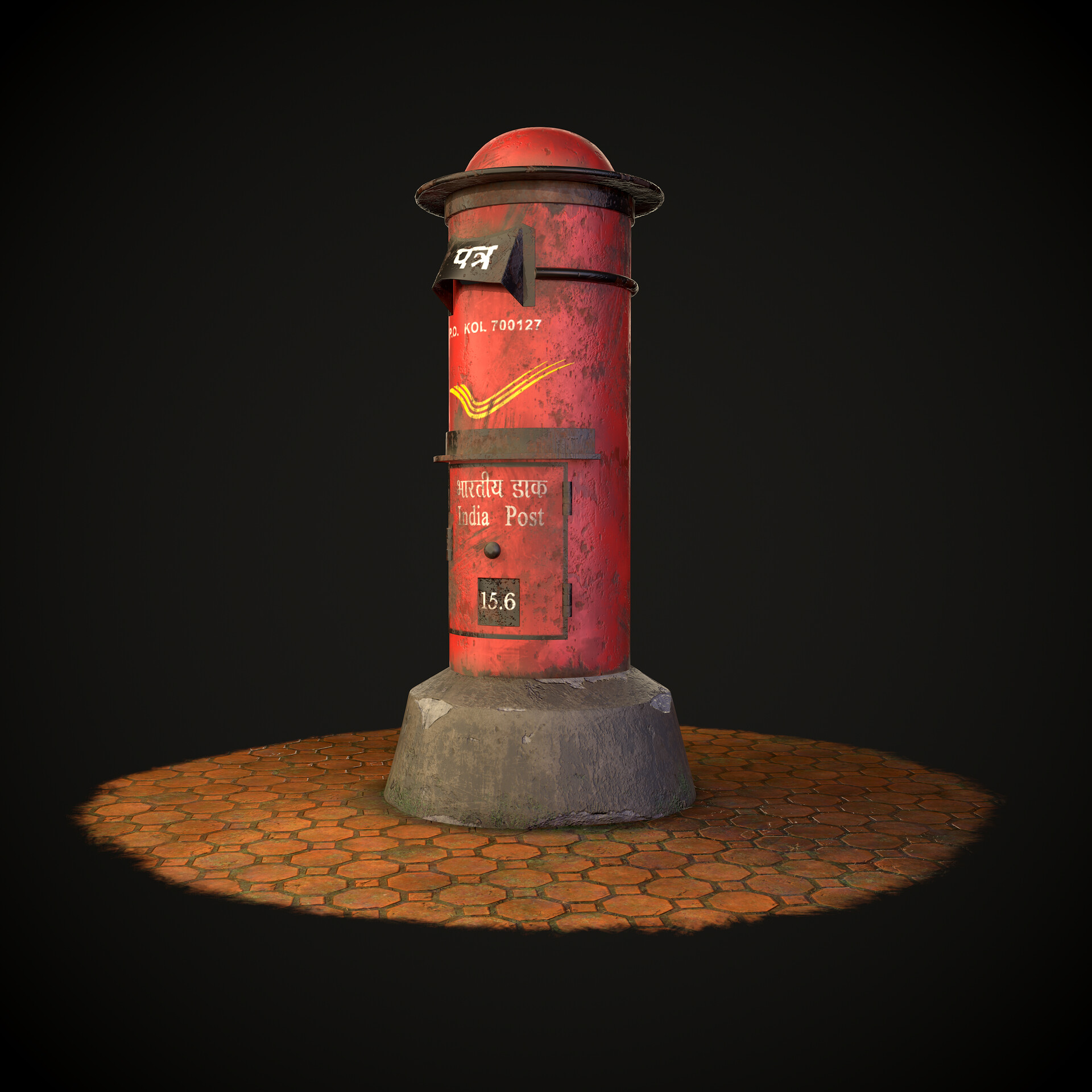 ArtStation - mail box 3d model and texturing