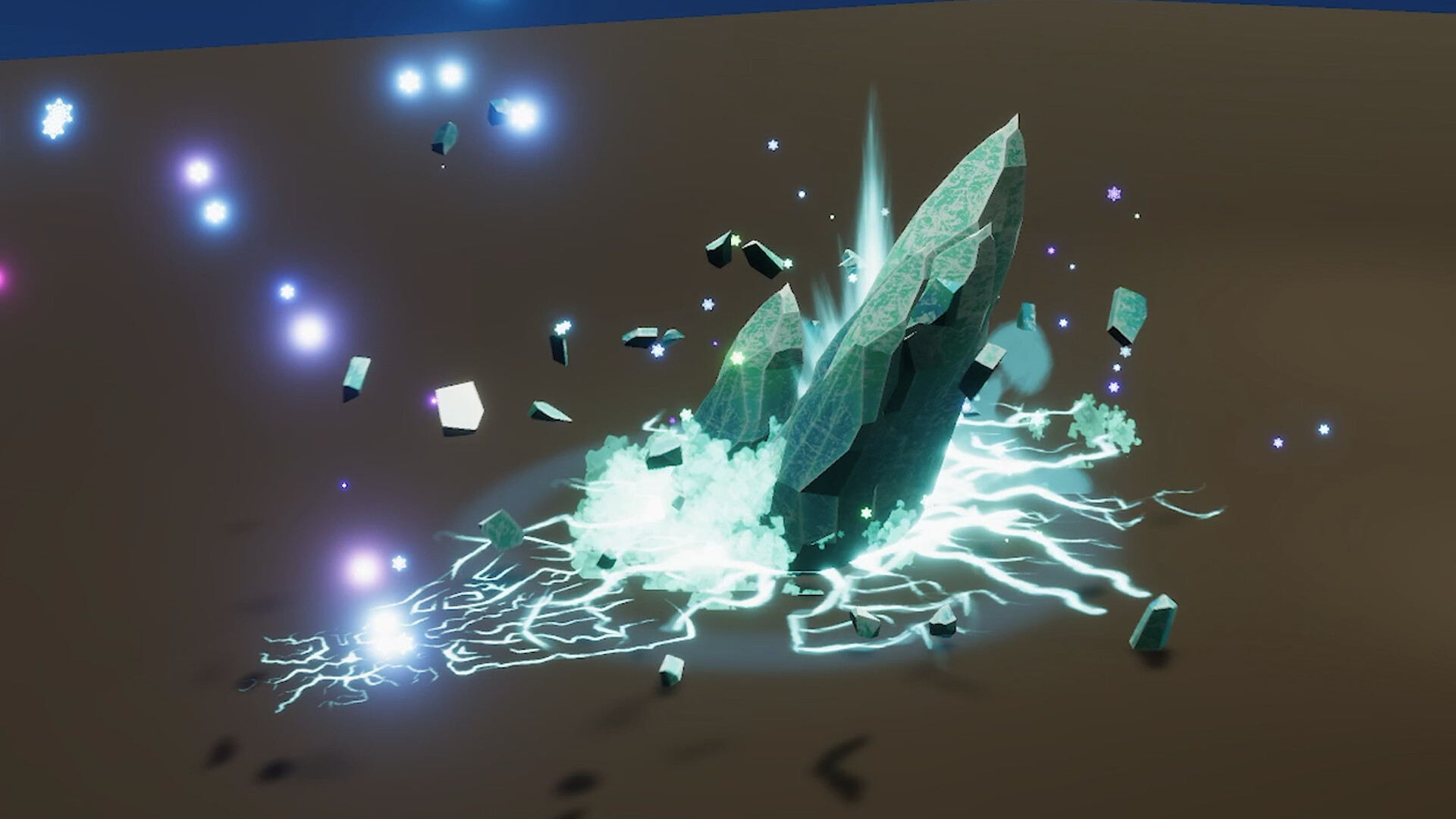 ArtStation - Destructive Ice Attack VFX in Unity and Houdini