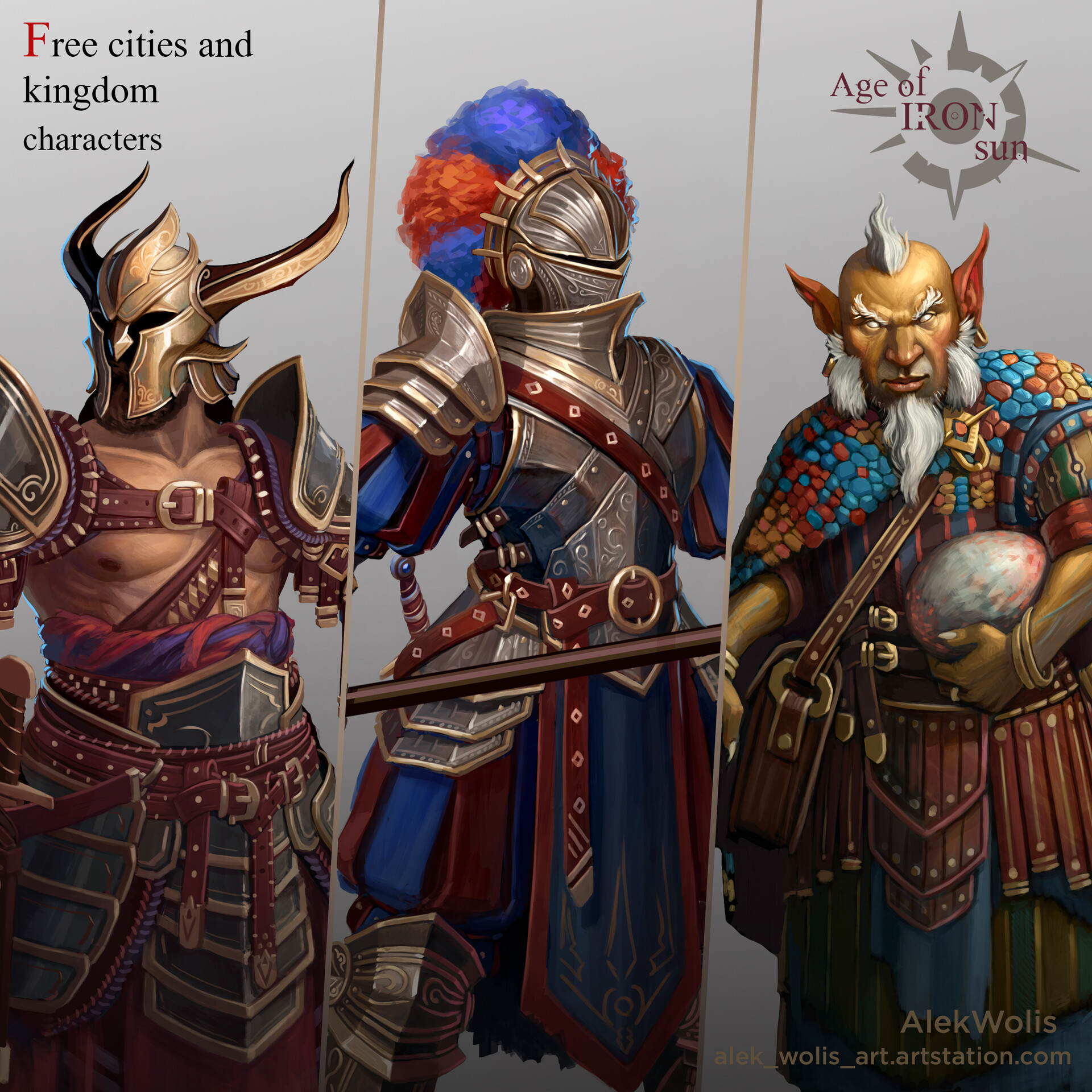 ArtStation - Age of the iron sun (characters design)№2