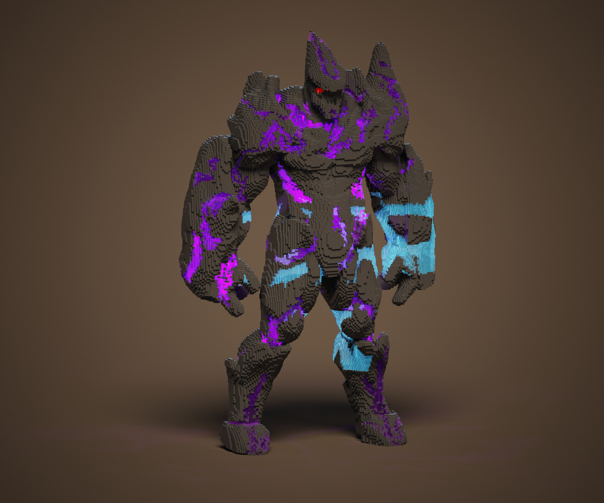 ArtStation - The rock demon golem