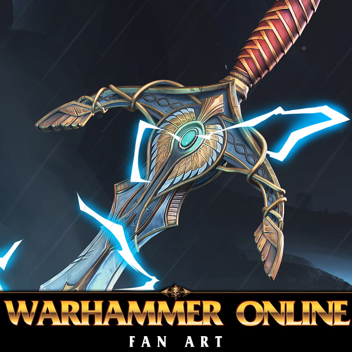 ArtStation - High Elven great sword