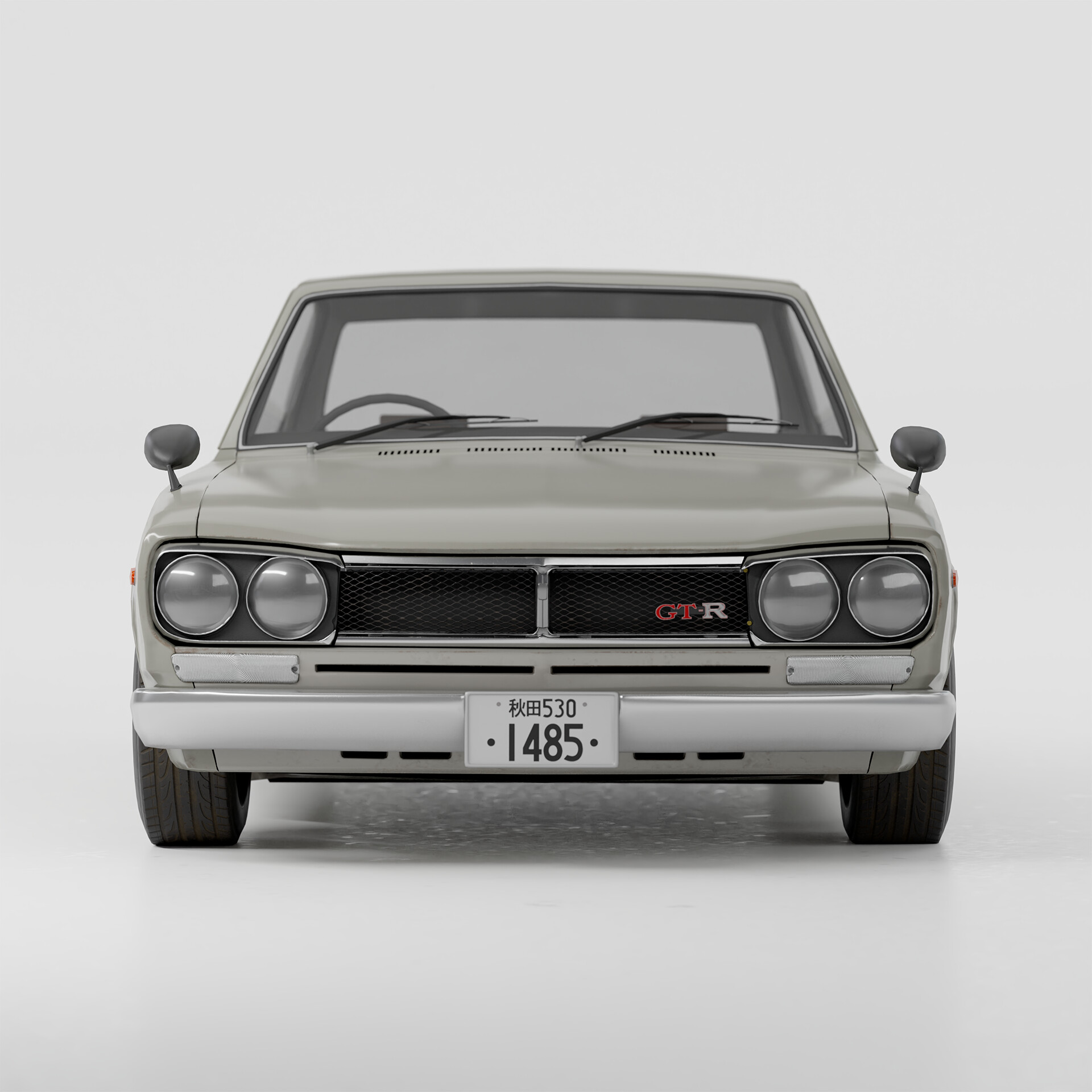 ArtStation - Nissan GT-R 2000 'Hakosuka'