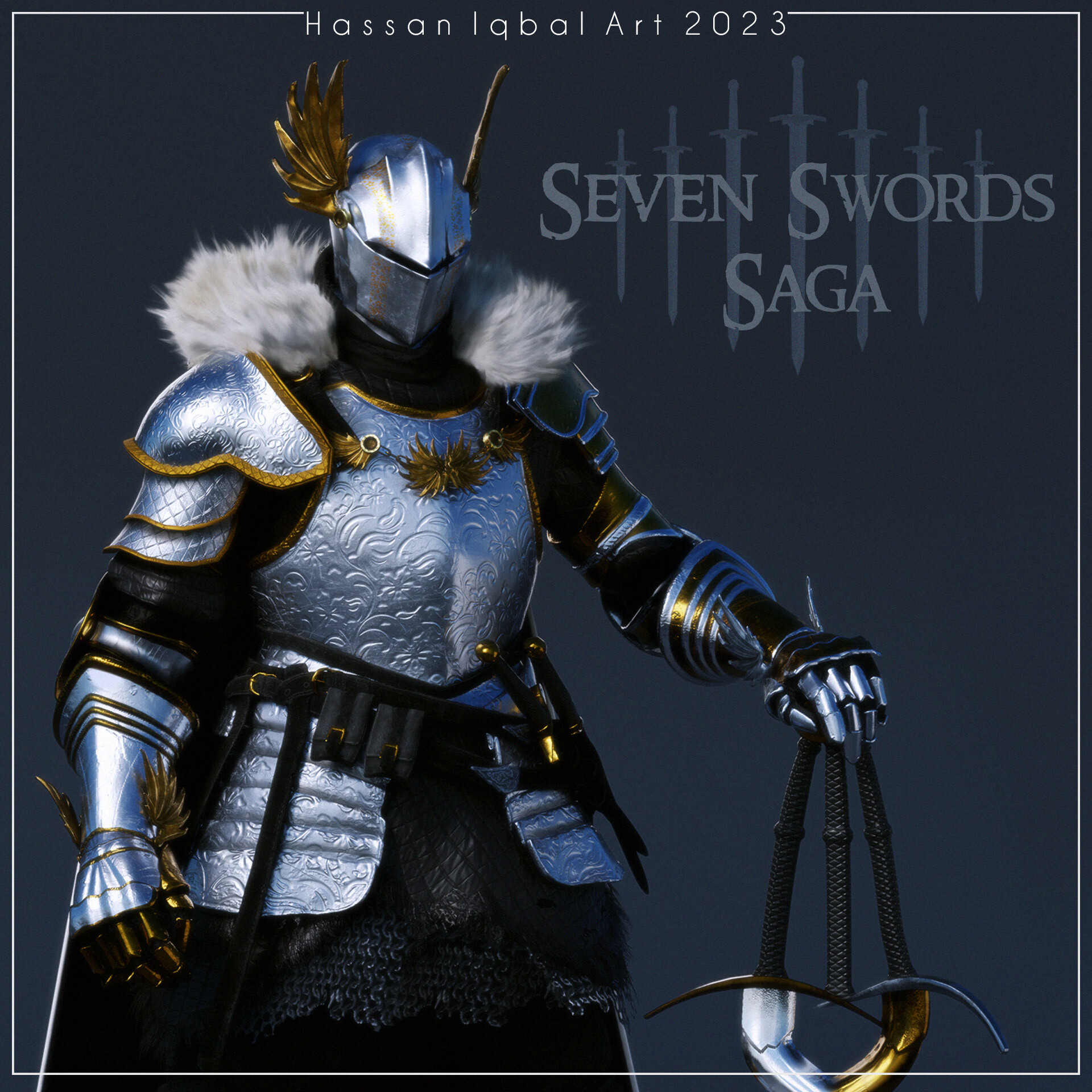 ArtStation - Lord Aeron of House Aeros - Seven Swords Saga
