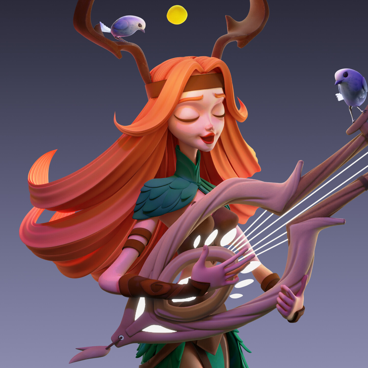 ArtStation - Koto lady