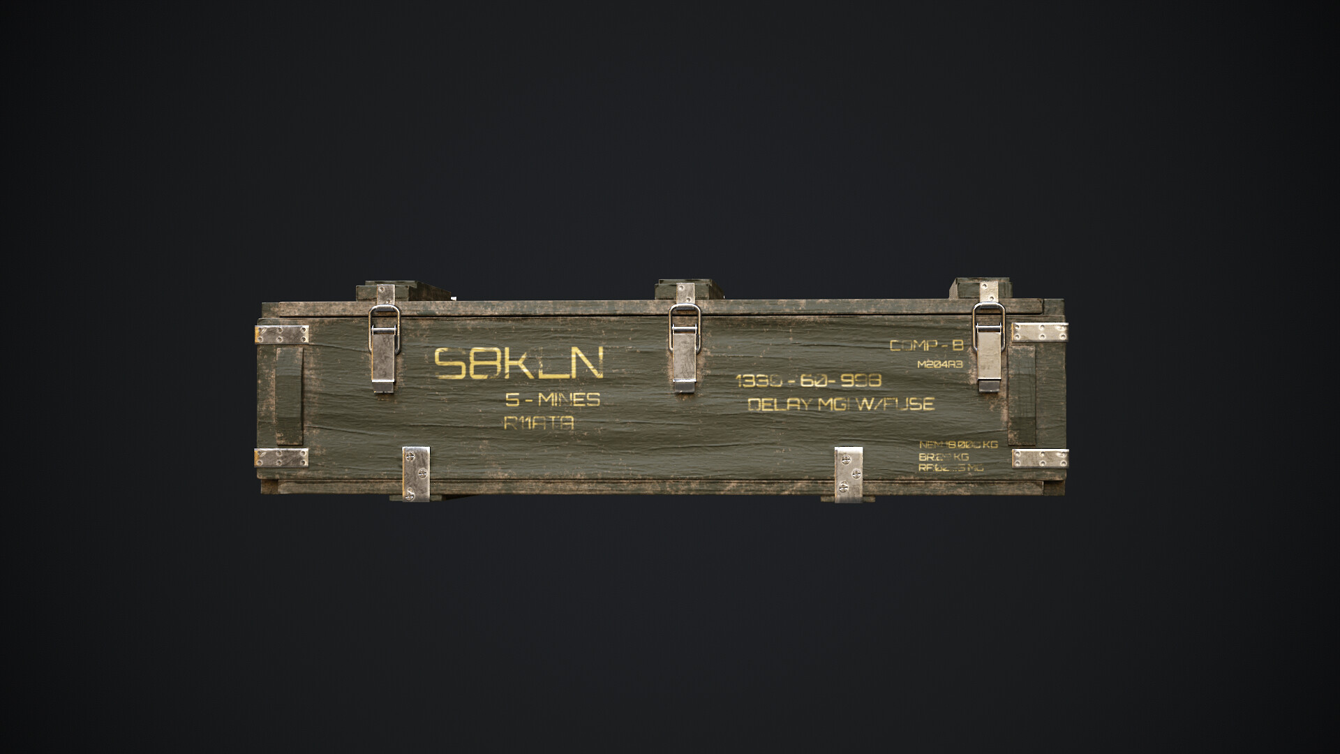 ArtStation - WW-II Weapon Crate