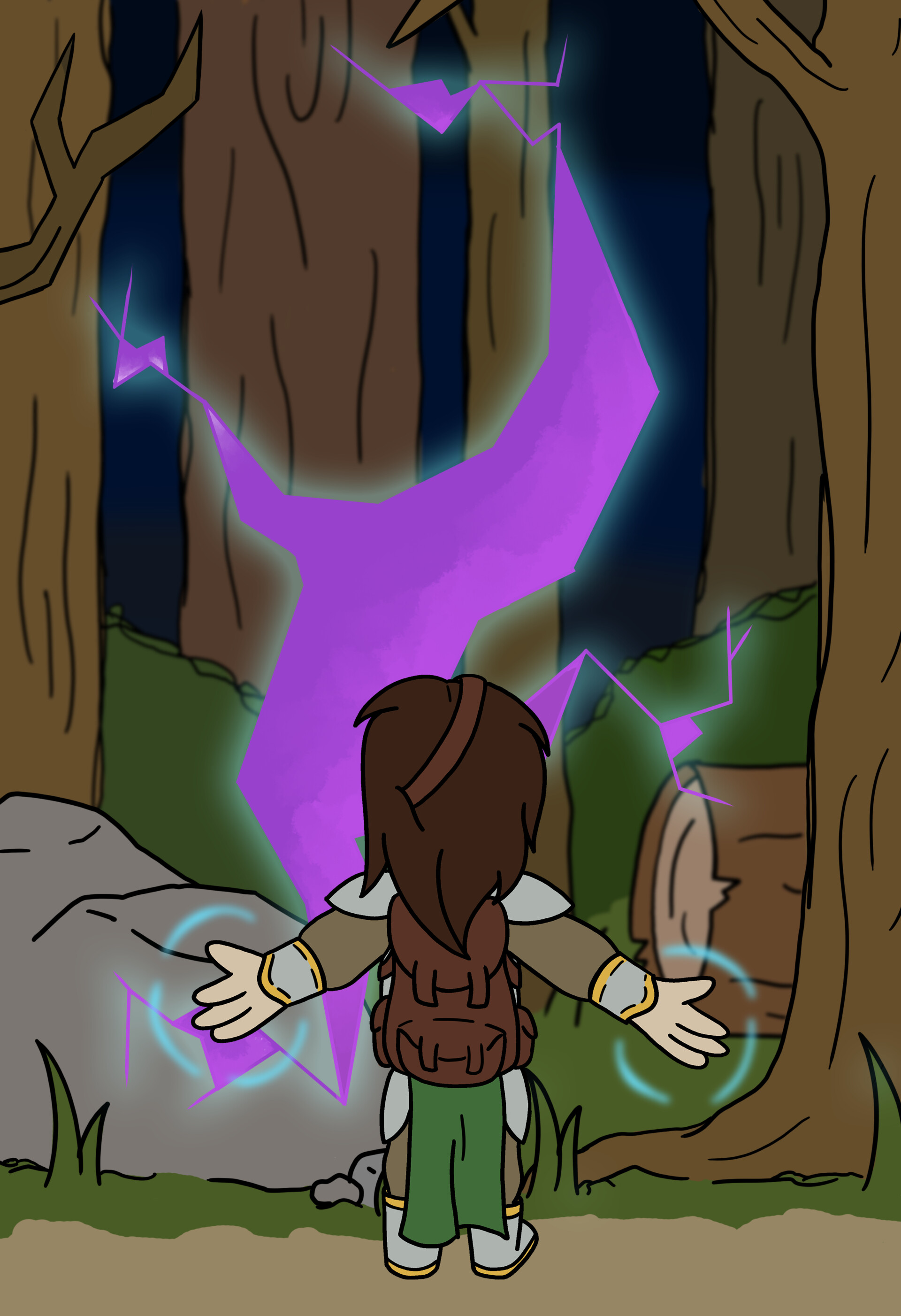 ArtStation - Broken rift: Screenshots (back cover)