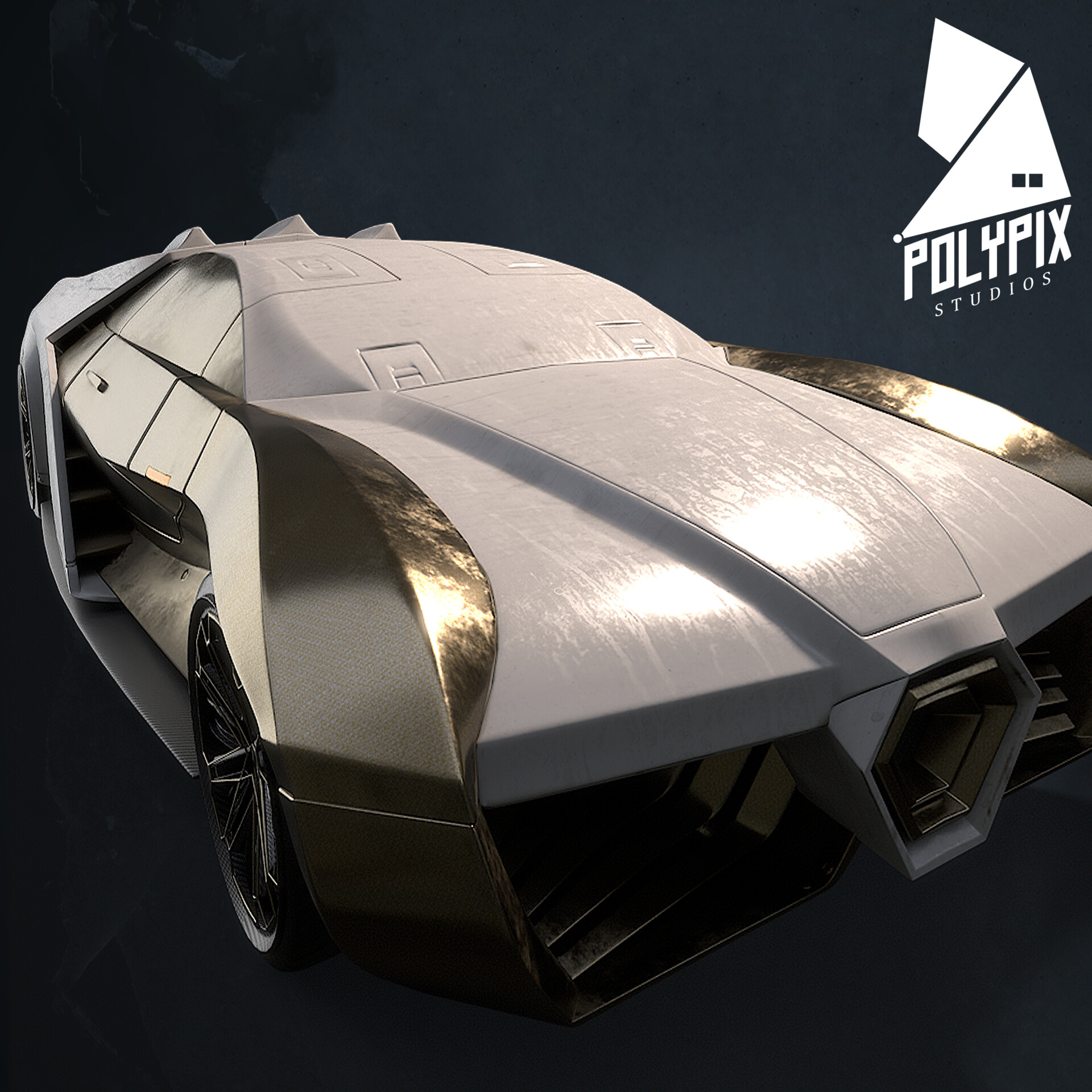 Polypix Studios - Polypix Studios - Scifi Sports Car