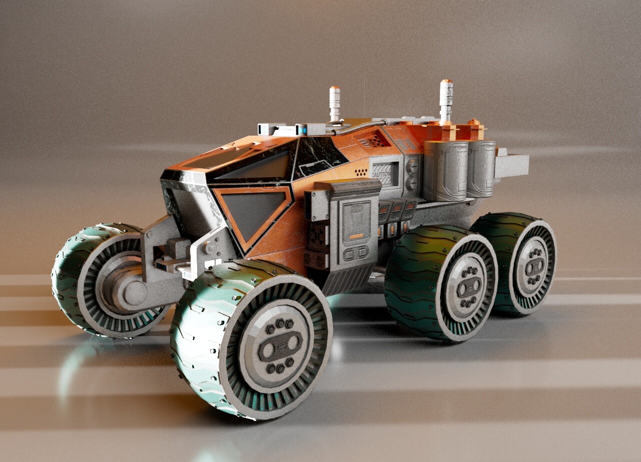 ArtStation - mars rover
