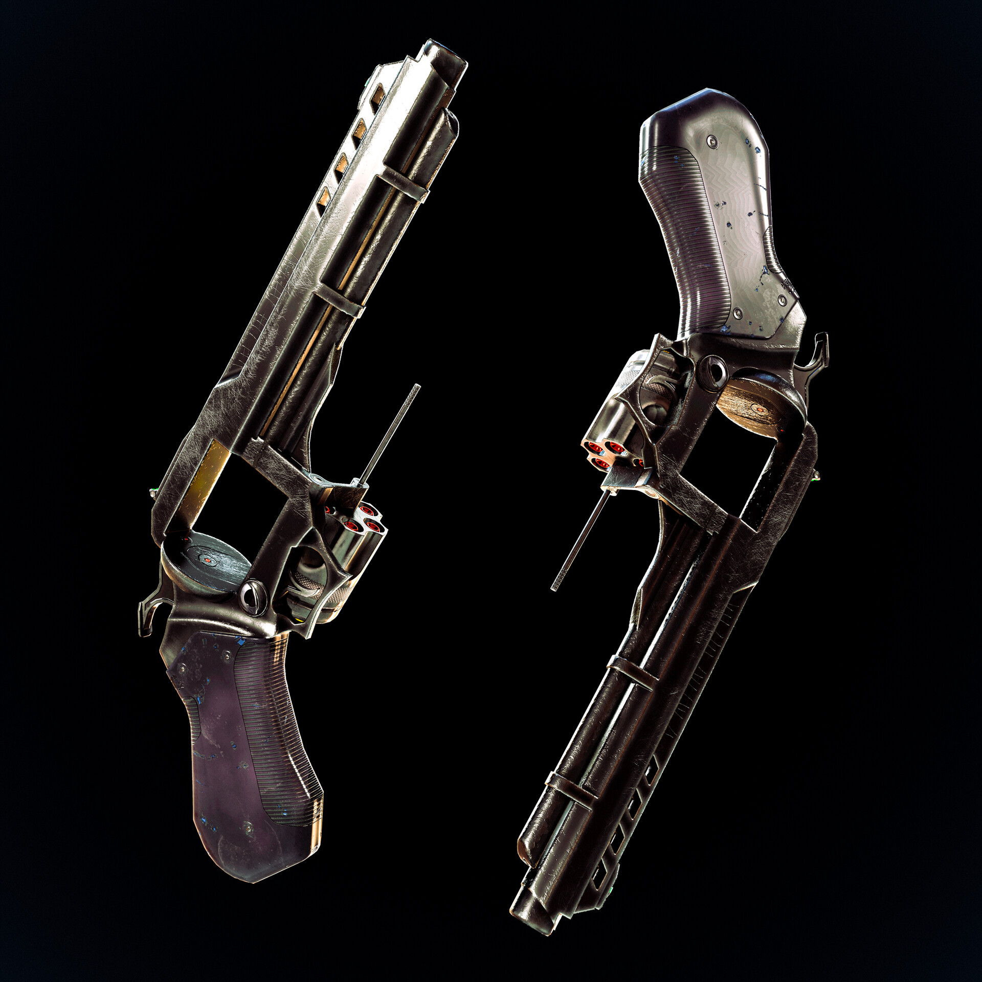 ArtStation - Revolver "Tenebris Homicida"