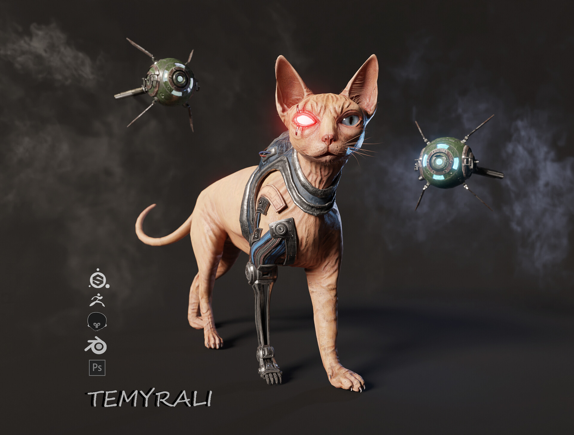 ArtStation - Cybercat