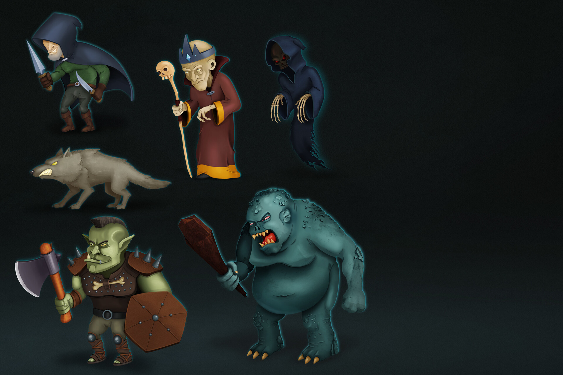 ArtStation - Imaginary Kingdoms Hero: Enemies