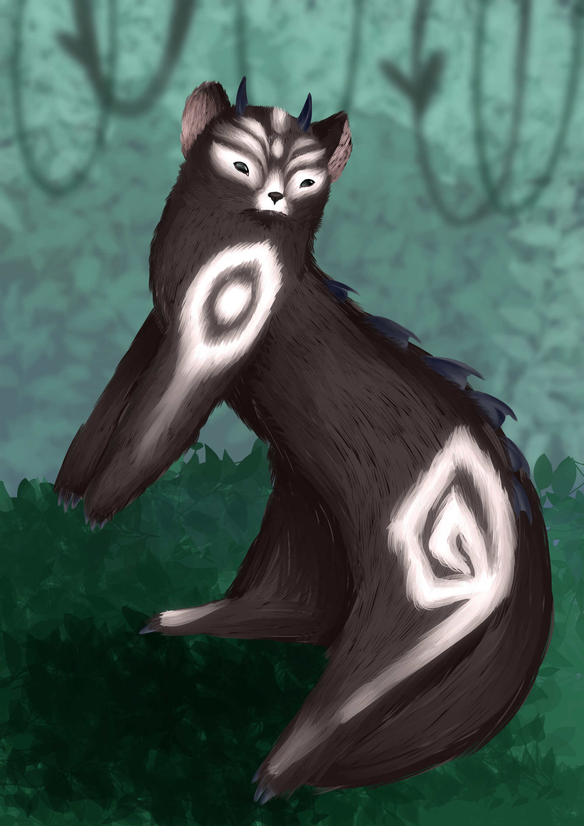 ArtStation - Ferret creature Illustration