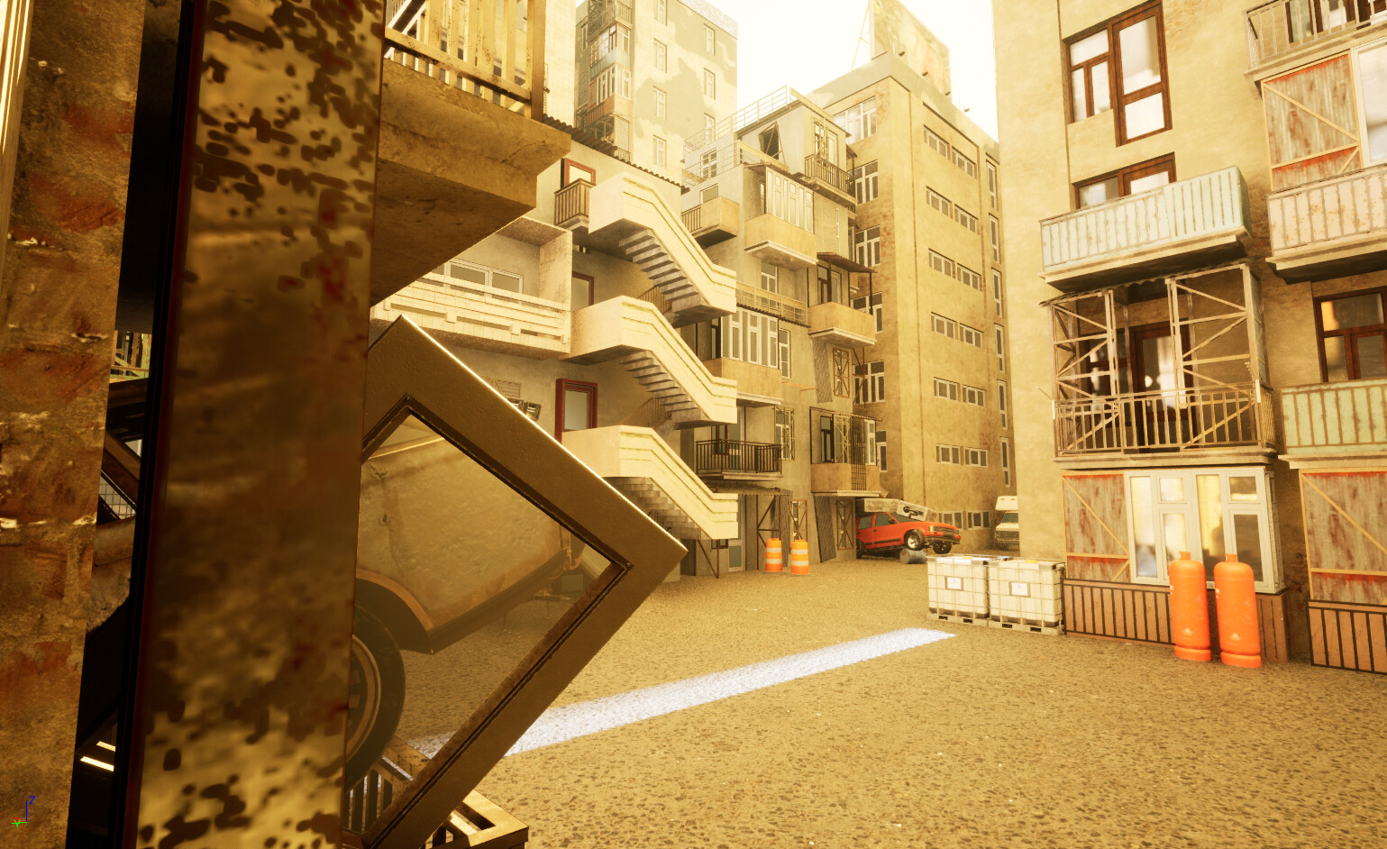 ArtStation - Post-Apocalyptic Game Level