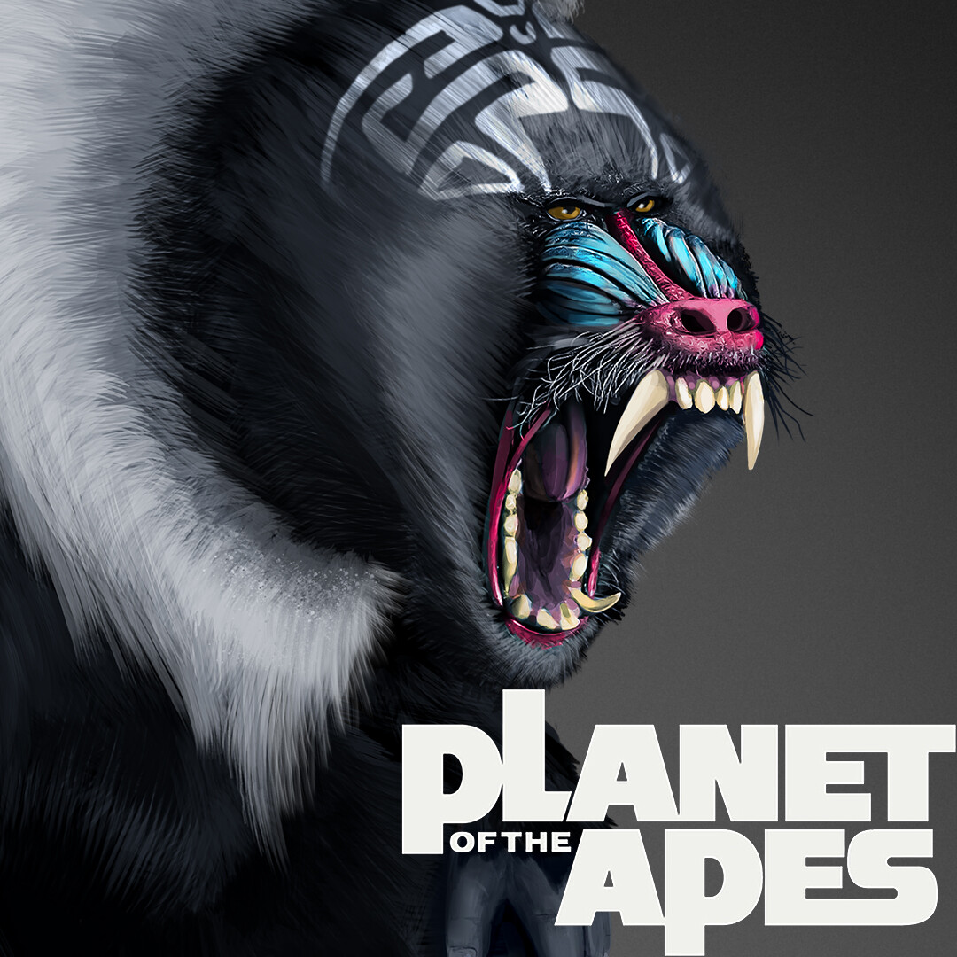 ArtStation - DRAKE (Concept for "PLANET OF APE" movie)